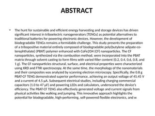 fabrication of high performance teng.pptx