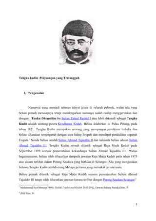Tengku kudin | PDF