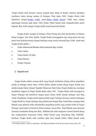 Tengku kudin | PDF