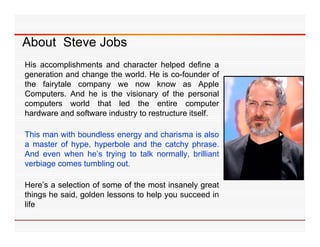 Ten Golden Lessons From Steve Jobs | PDF