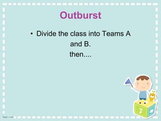 Ten good games for recycling vocabulary | PPTX