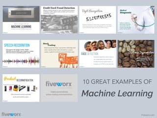 10 Great Examples of Machine Learning | PPT