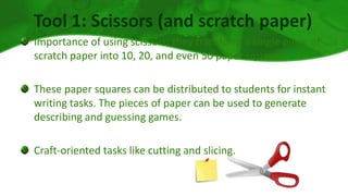 Ten great low cost teaching tools | PPTX