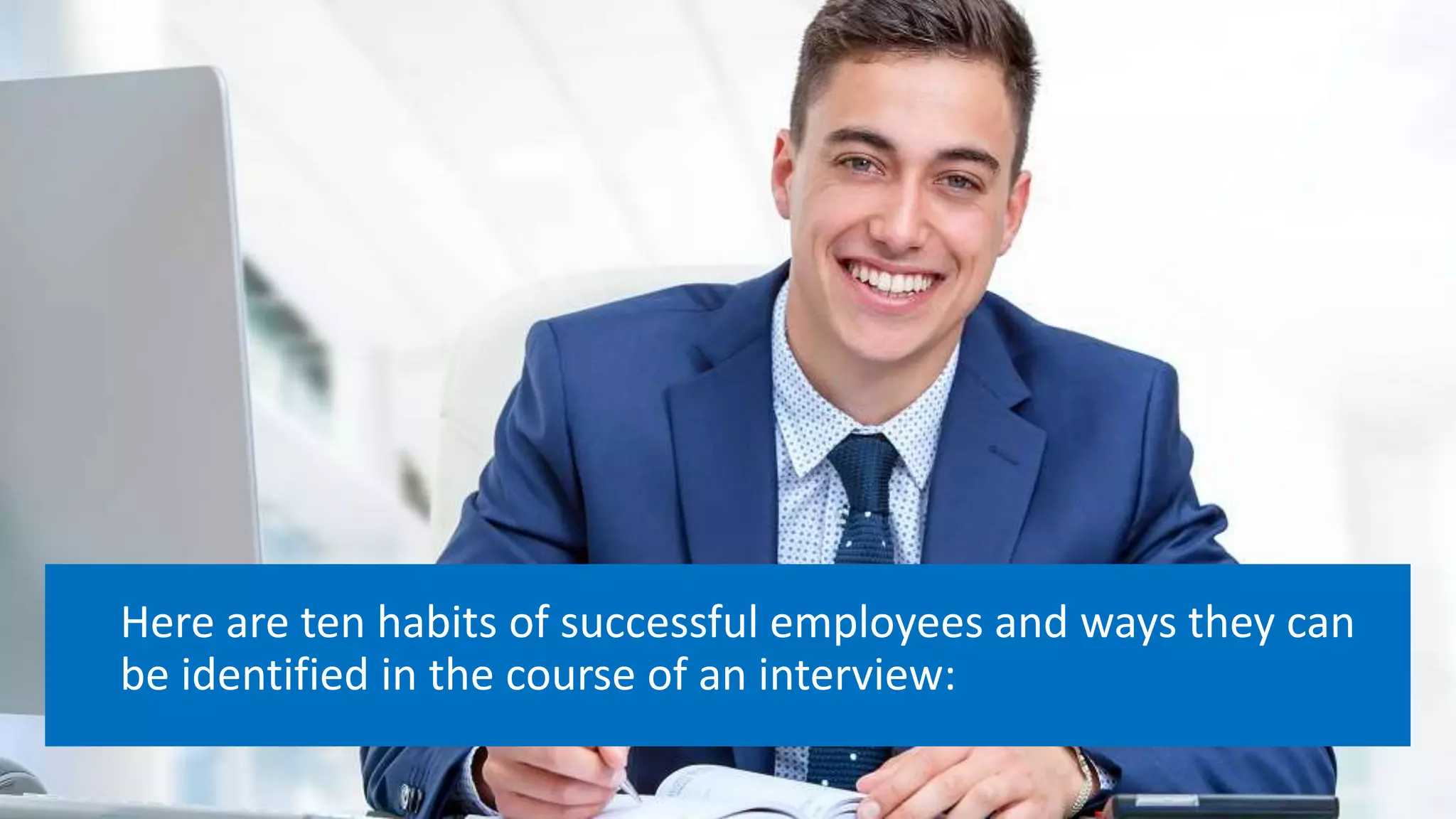 Ten Habits Of Successful Employees | PPTX