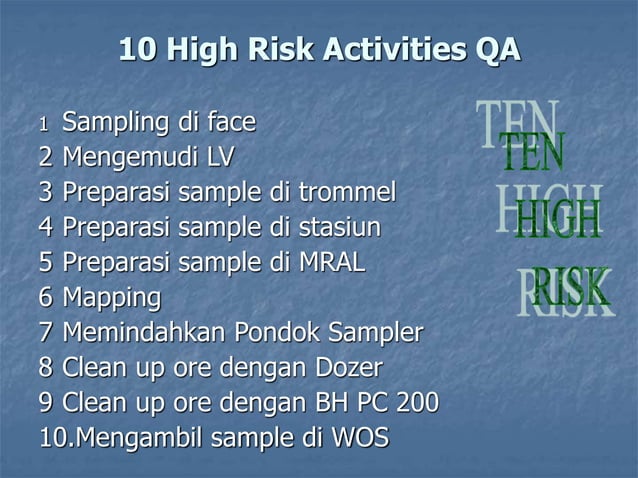 Ten High Risk.ppt