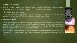 COMPLEJO TENIASIS / CISTICERCOSIS | PPTX