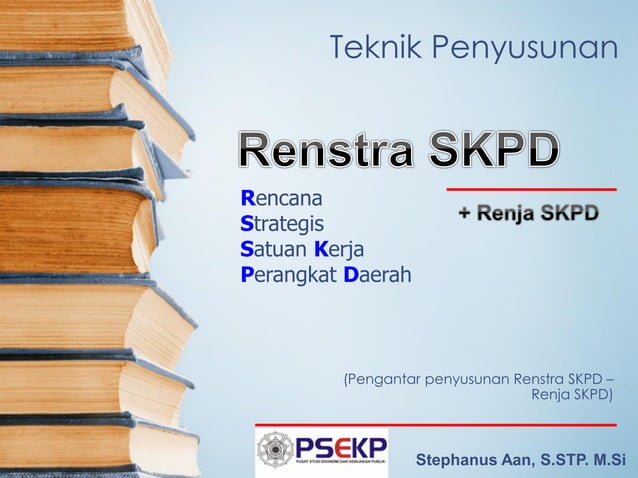 Teknik Penyusunan Renstra SKPD | PDF