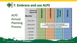 Ten insights for venturers: How to leave your crew better than you ...