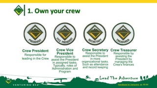 Ten insights for venturers: How to leave your crew better than you ...