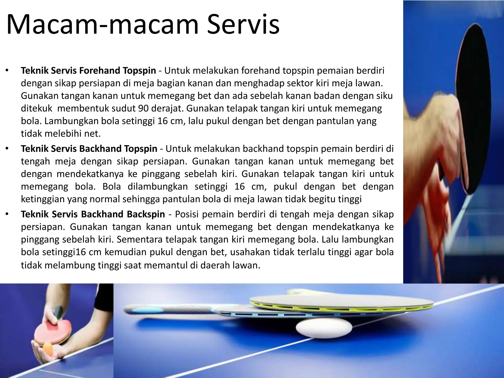 Materi tentang Tenis meja kelas XI .pptx