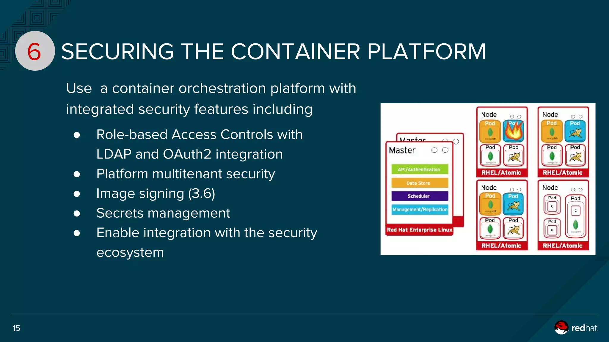 Ten layers of container security for CloudCamp Nov 2017 | PPT