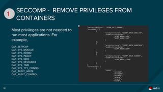 Ten layers of container security for CloudCamp Nov 2017 | PPT