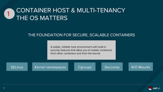 Ten layers of container security for CloudCamp Nov 2017 | PPT