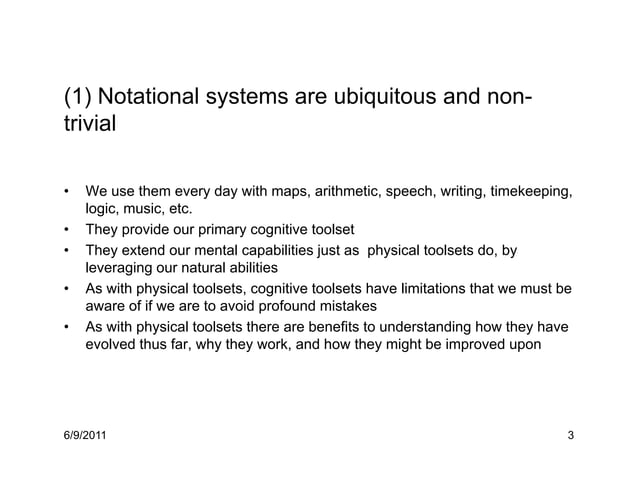 Ten lessons from a study of ten notational systems | PDF