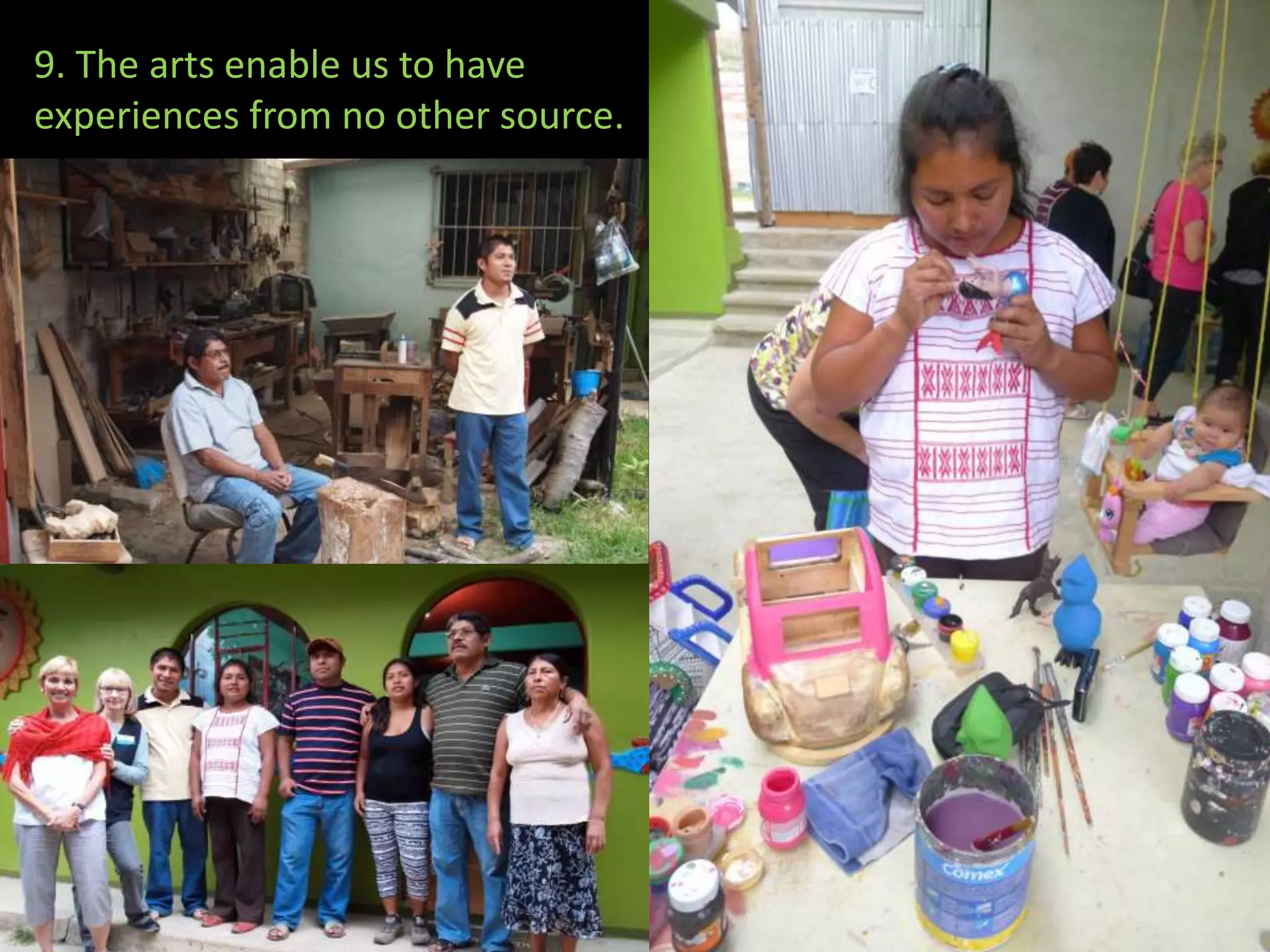 Ten Lessons the Arts Teach | PPTX | Arts and Crafts | Hobbies & Interests