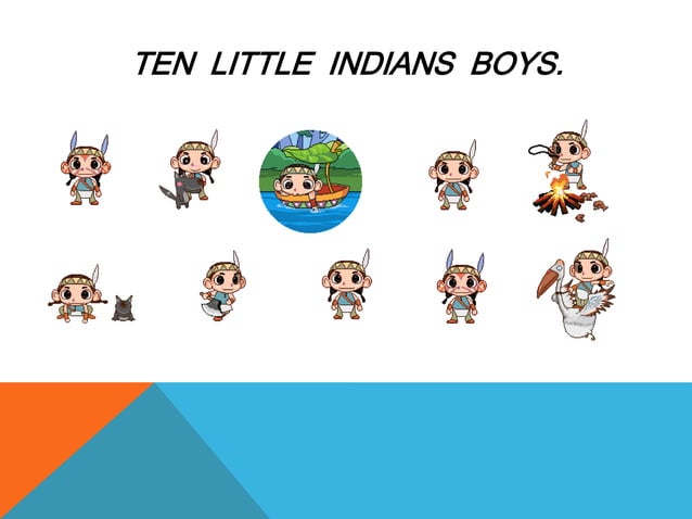 Ten little indians | PPTX