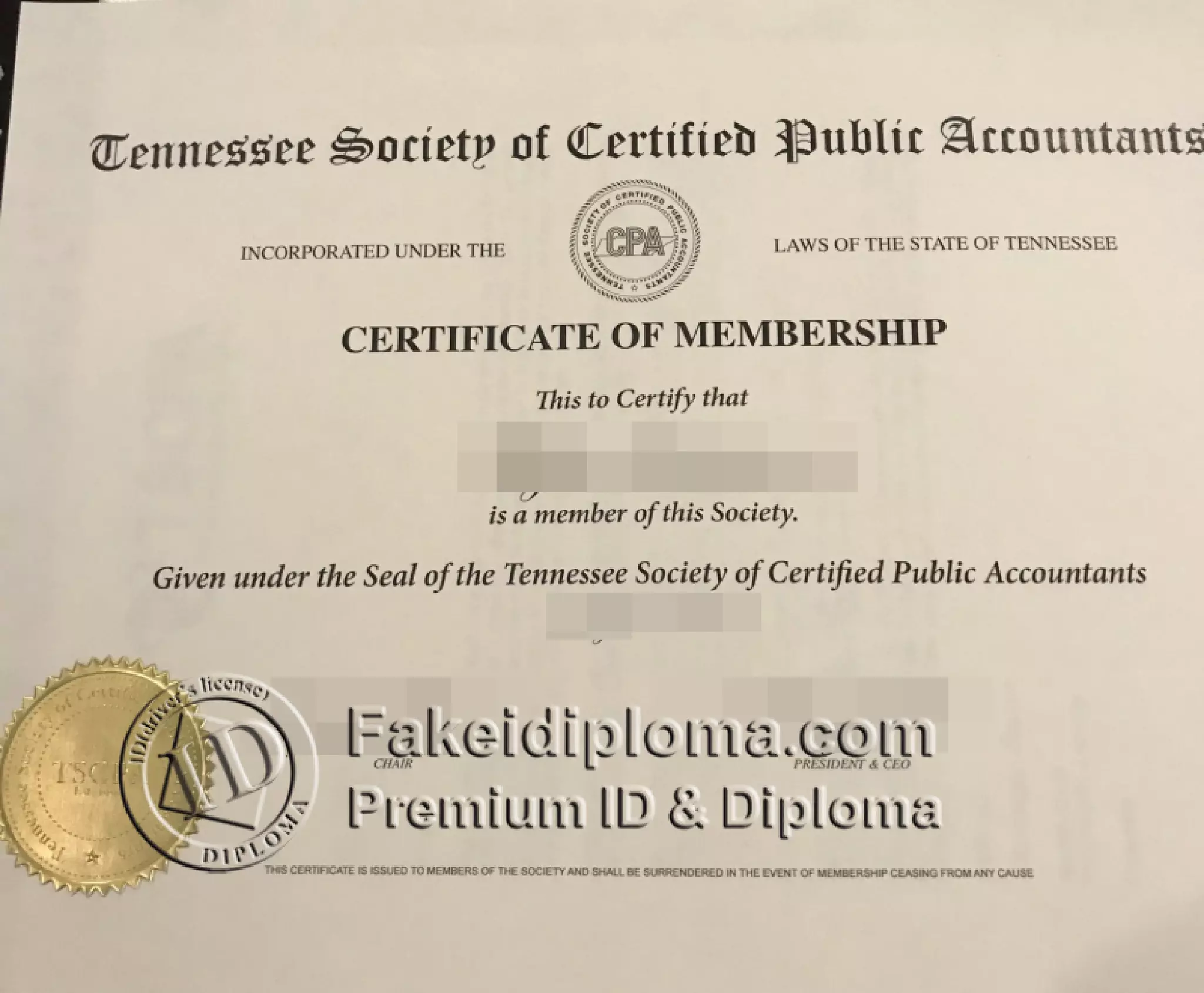 Tennessee CPA certificate | PPT