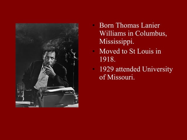 Tennessee Williams | PPT