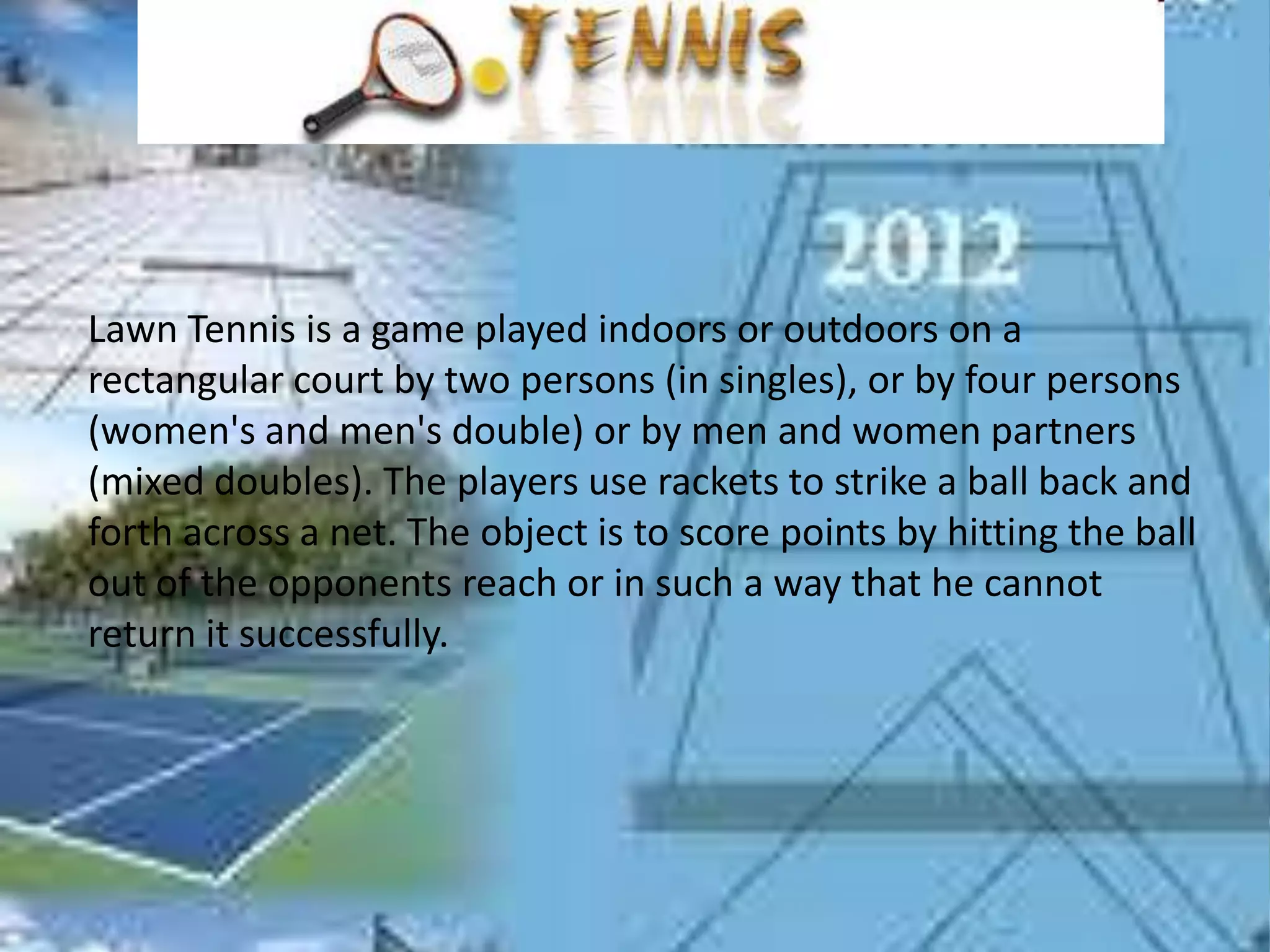 Tennis | PPTX