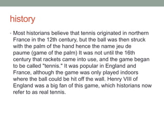 TENNIS | PPT