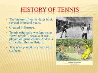 Tennis | PPTX