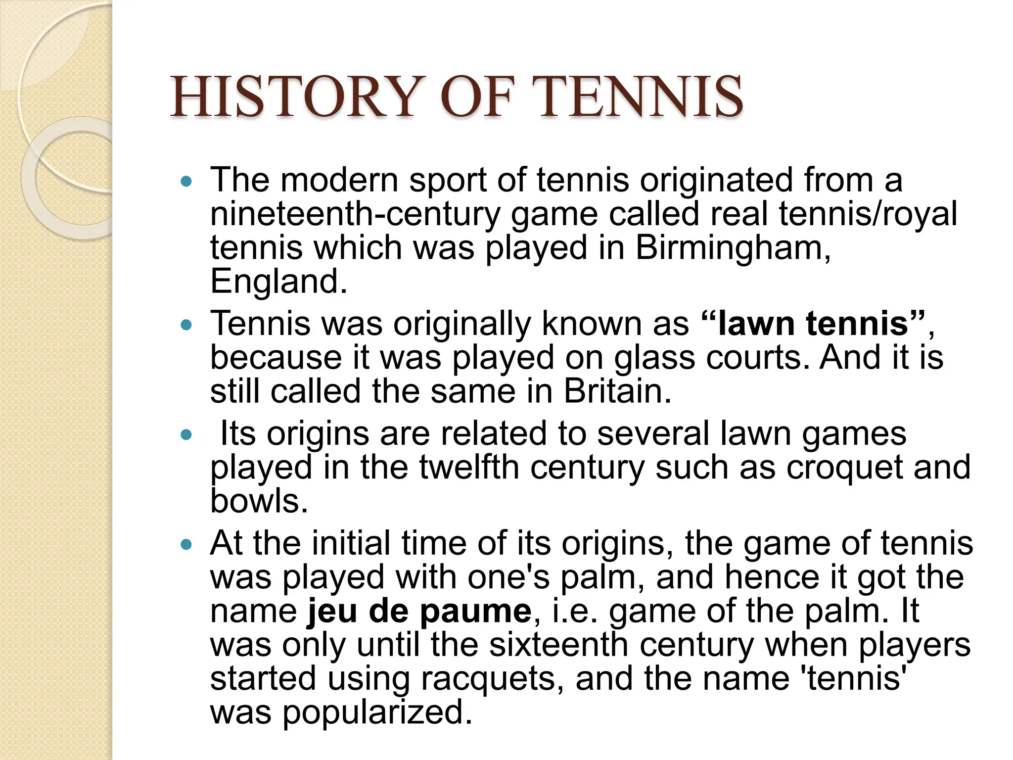 TENNIS 🎾 🎾 🎾 class 9 presentation.pptx