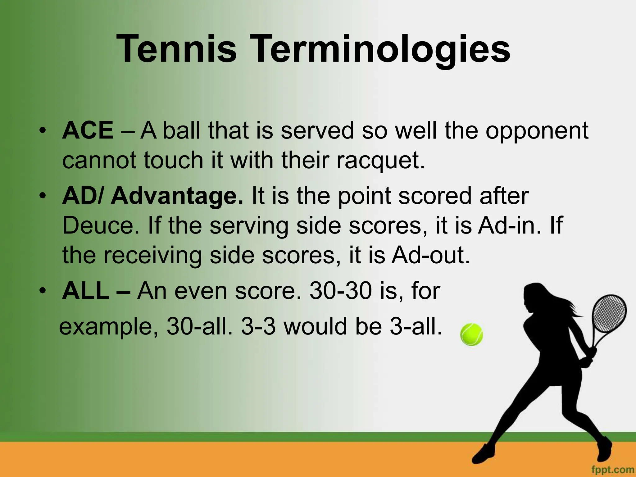 Tennis rules and techniques with information | PPT