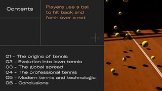 Presentation about tennis and sports hustory | PDF