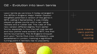 Presentation about tennis and sports hustory | PDF