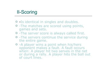 Tennis Presentation | PPT