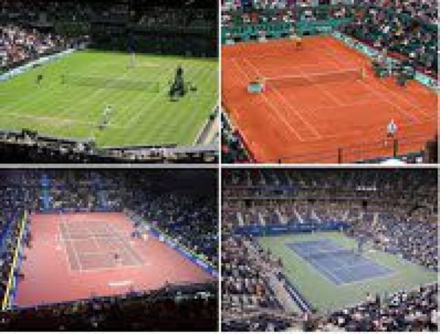 Comparing The Different Surfaces In Professional Tennis Ppt