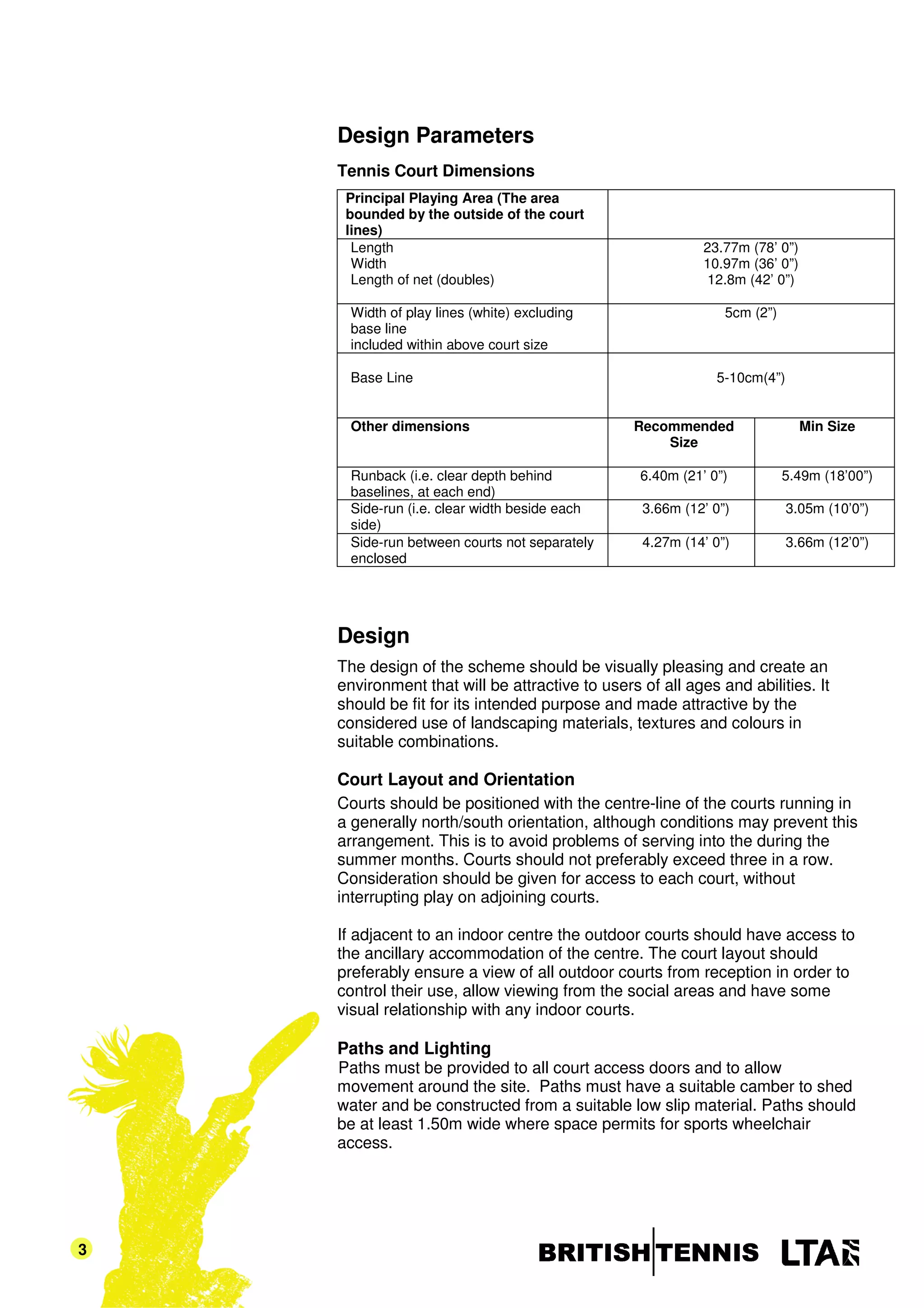 Wheelchair Tennis Courts Building Brief | PDF