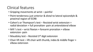 Tennis elbow | PPTX