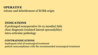 Tennis elbow & Golfer's elbow | PPTX