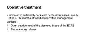 Tennis elbow | PPTX | Death, Injury, or Military Conflict | Sensitive ...