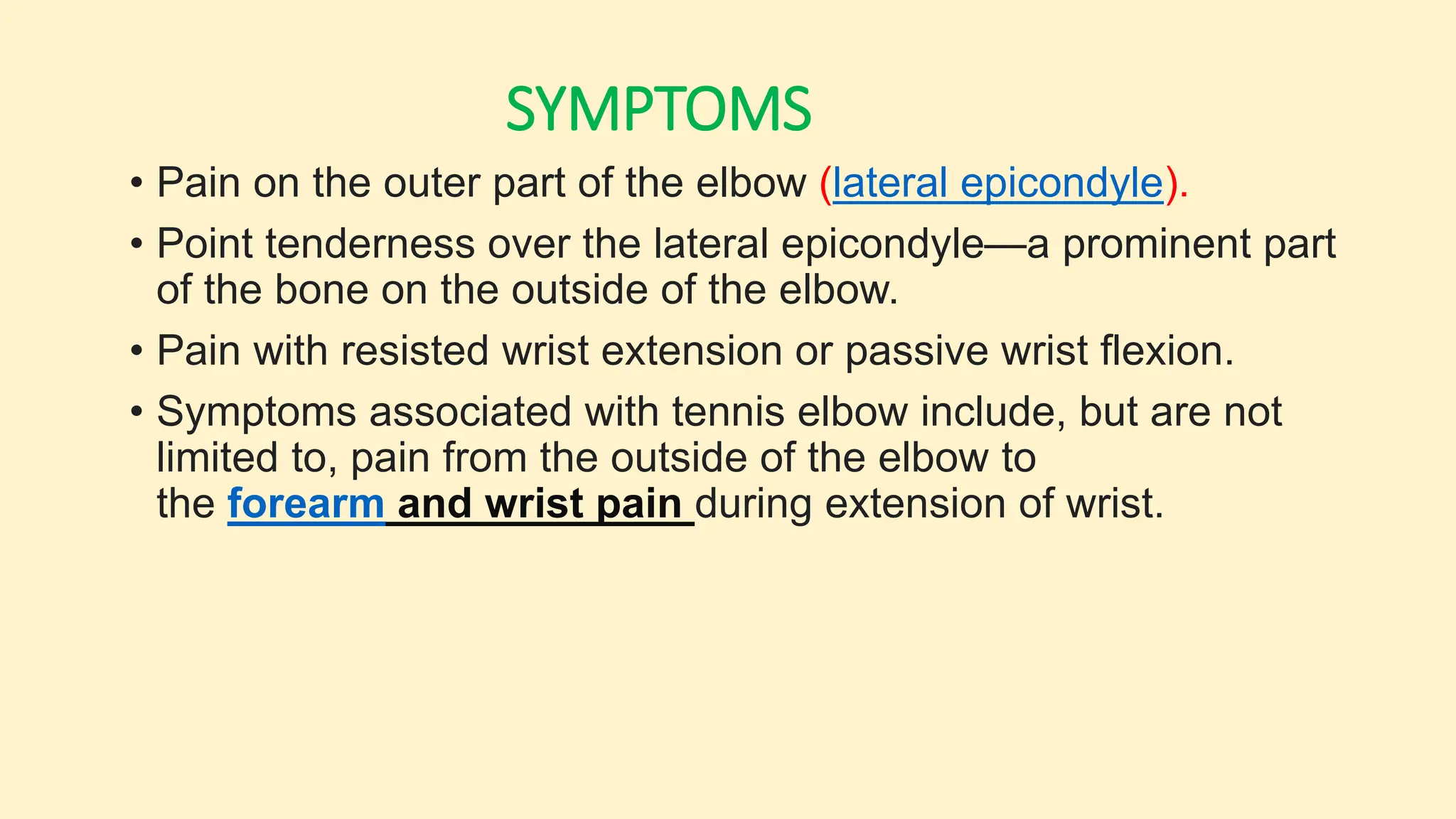 ayurvedic view on tennis elbow (snayugata vata) | PPTX