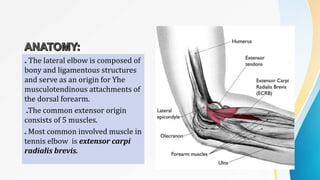 Tennis elbow | Edited | | PPTX