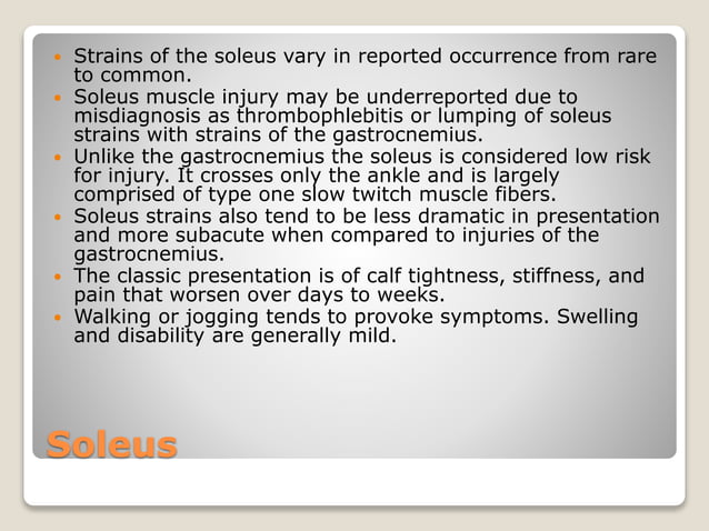 Tennis leg | PPT