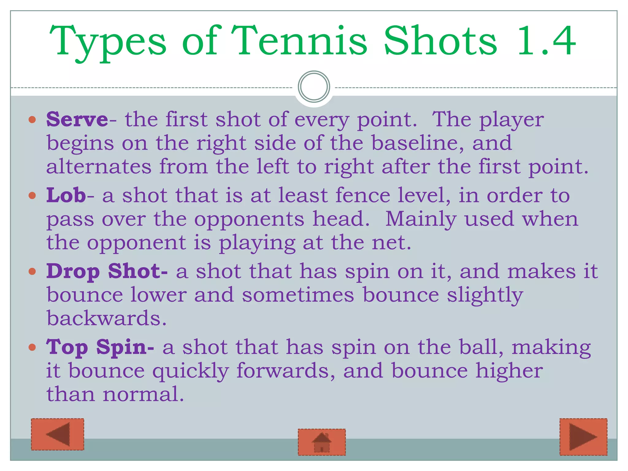 Tennis Powerpoint | PPTX