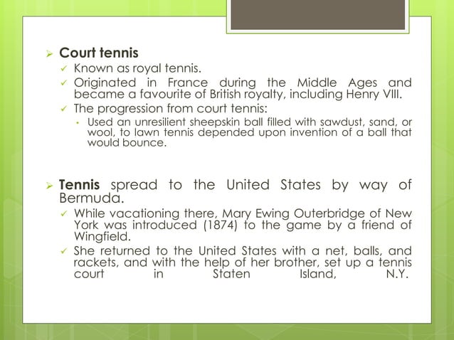 Tennis presentation slide FINAL | PPTX | Tennis | Sports