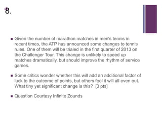 Tennis quiz final | PPTX