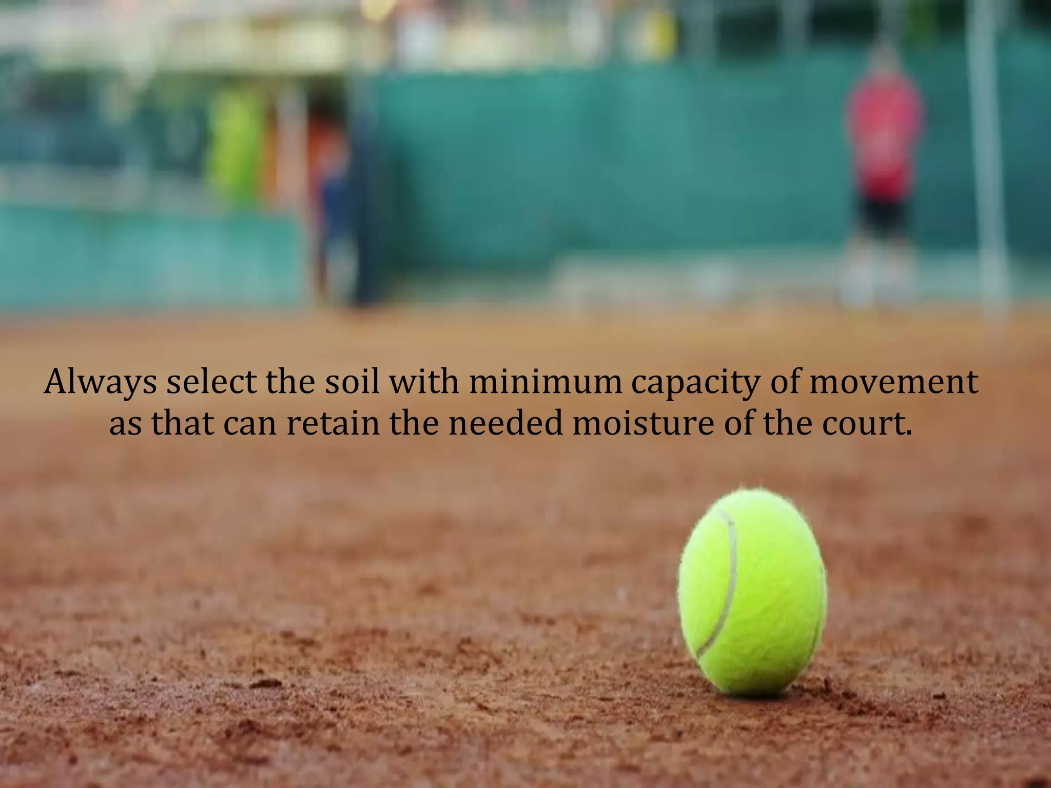 Tennis Surface Construction Basics | PPT