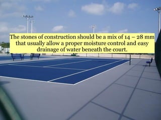 Tennis Surface Construction Basics | PDF