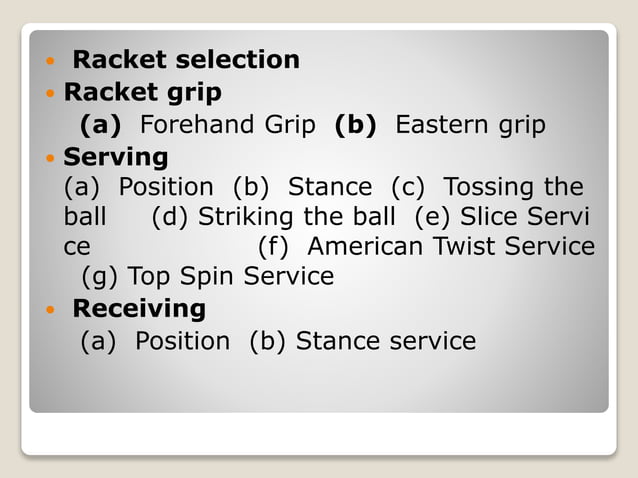 Tennis terminologies | PPTX