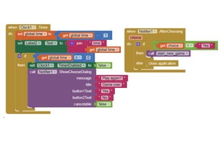 Tennis game with score mit app inventor code with design | PPT