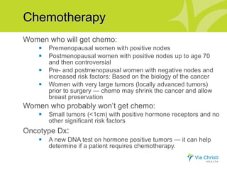 Breast Cancer: Dr. Patty Tenofsky | PPT