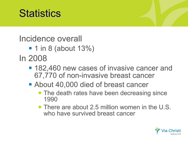 Breast Cancer: Dr. Patty Tenofsky | PPT