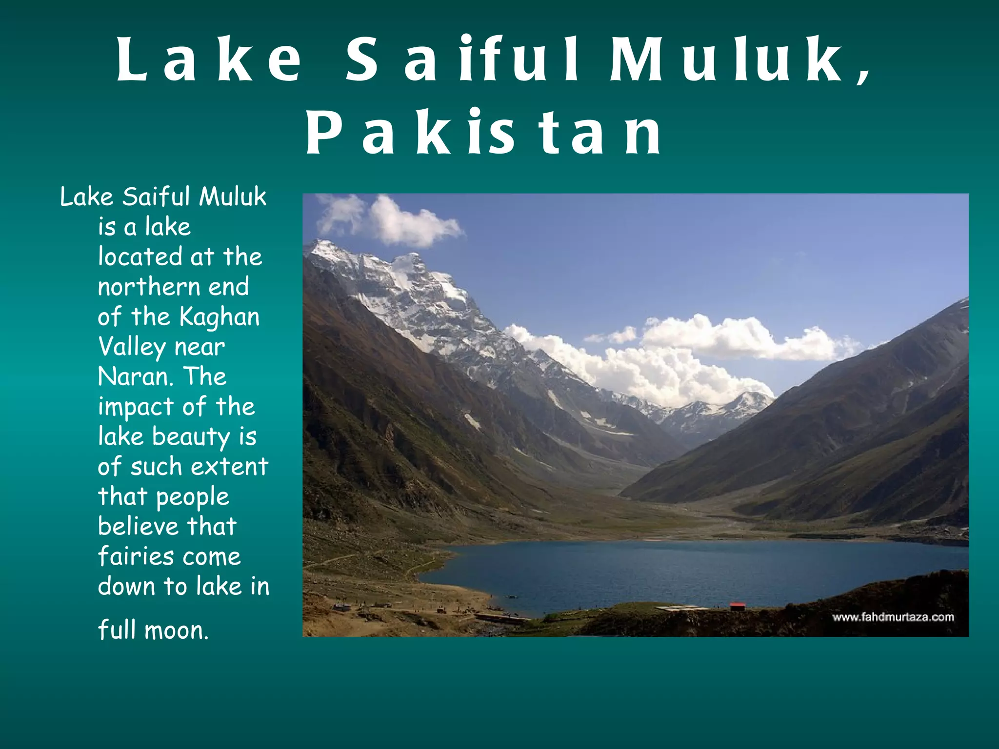 Ten of the most beautiful places of the | PPT