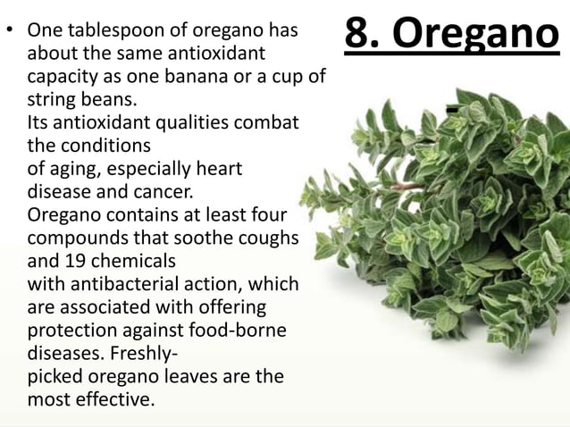 Ten of the most powerful healing herbs and spices | PPTX