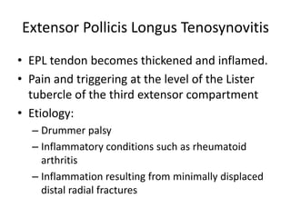 Tenosynovitis | PPTX